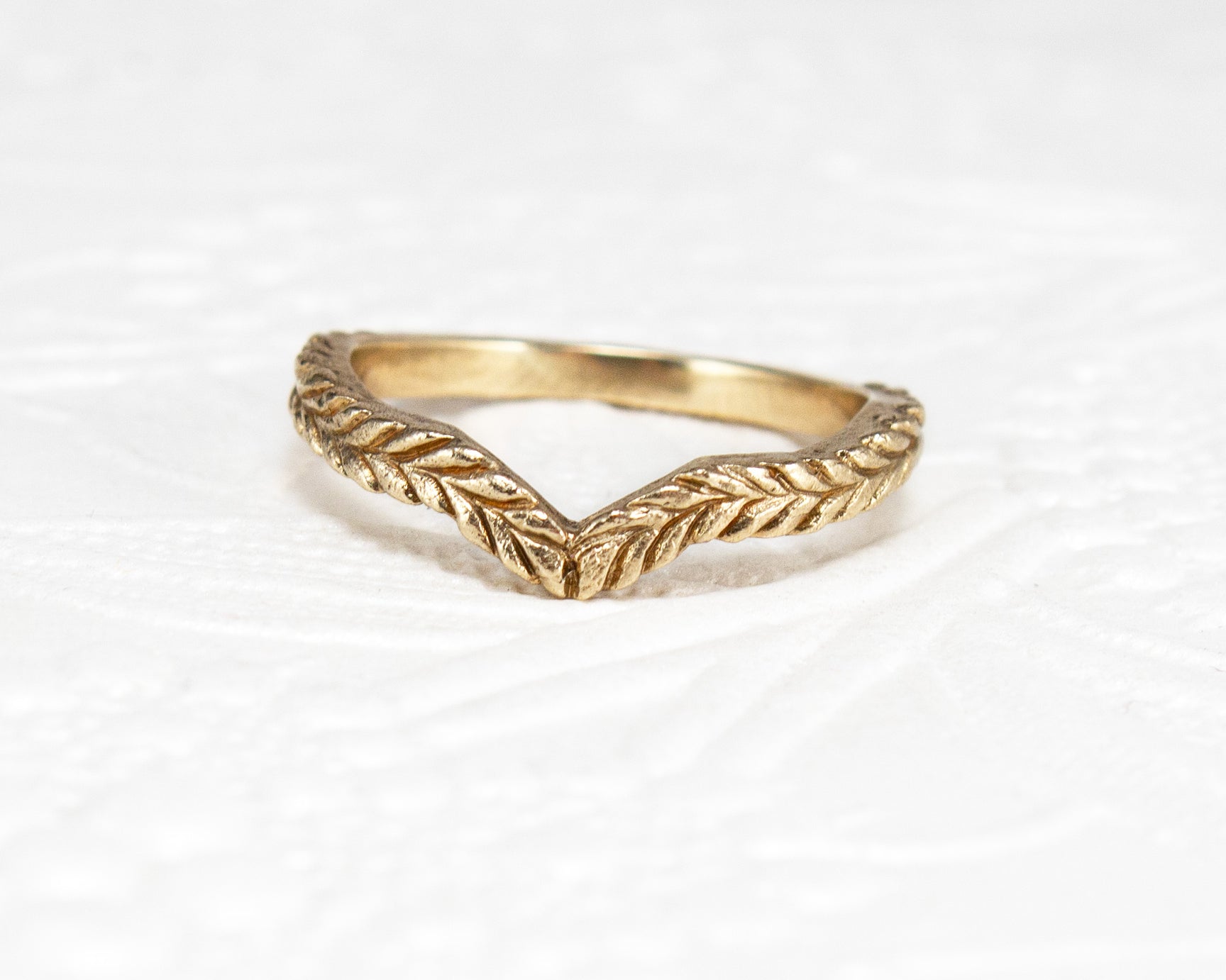 Laurel Wreath Ring: Handmade, Vine Wedding Band